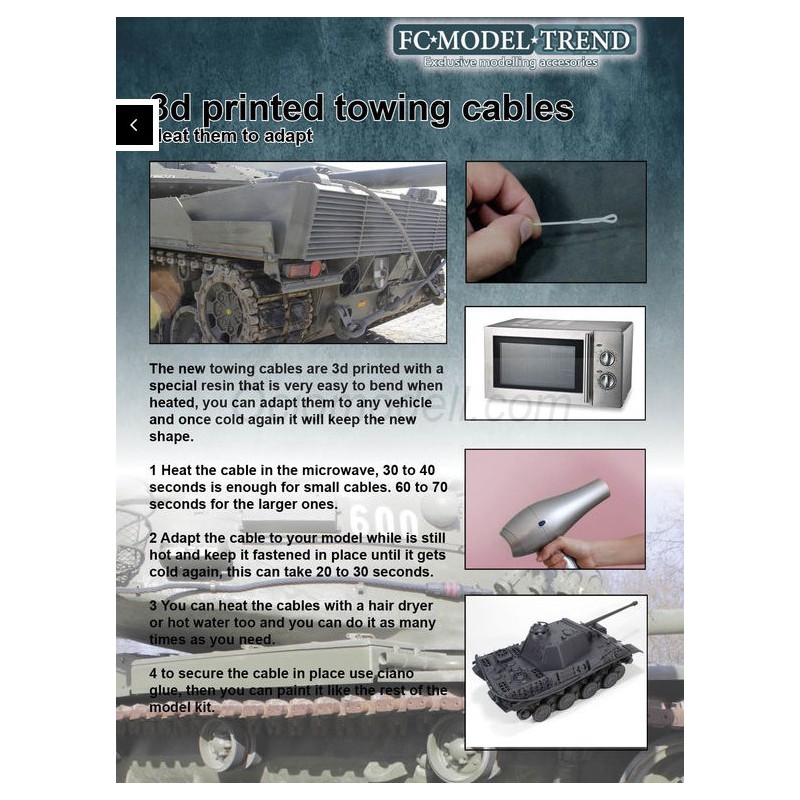 Blog.ociomodell.com - Accesorios modelismo - Cable de arrastre para M4 ...