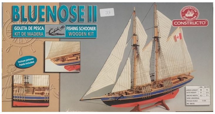 Blog de ociomodell.com - BLUENOSE II, Goleta de regatas . Escala 1:135 ...