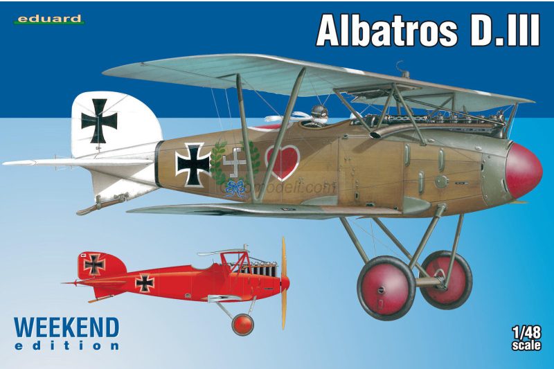 Blog de ociomodell.com - Biplano Albatros D.III. Escala 1:48. Marca ...